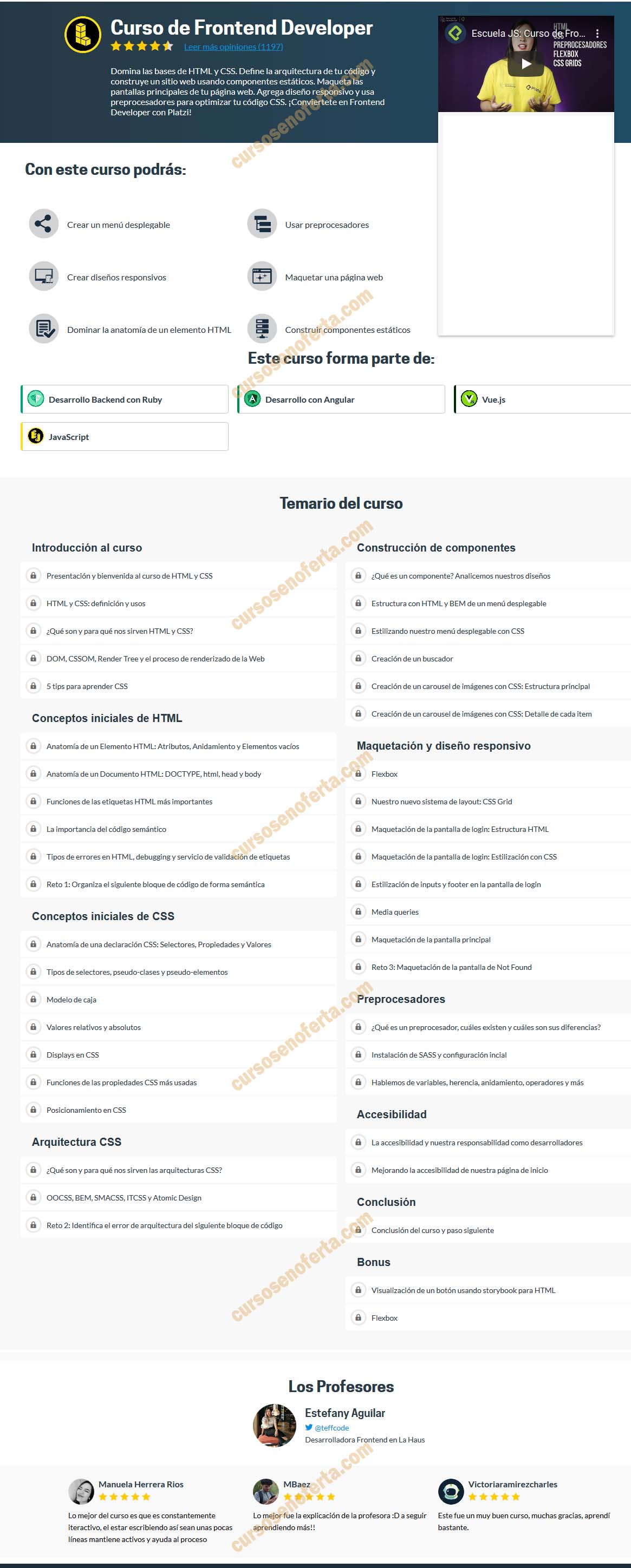 Curso de Frontend Developer - cursosenoferta.com